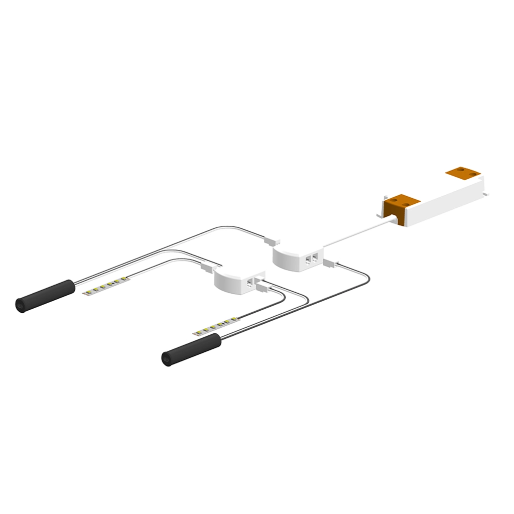 Ignitions for lamps, spotlights and profiles with LEDs