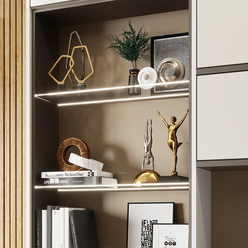 LED profiles for undercabinet, drawer and sideboard LEDs