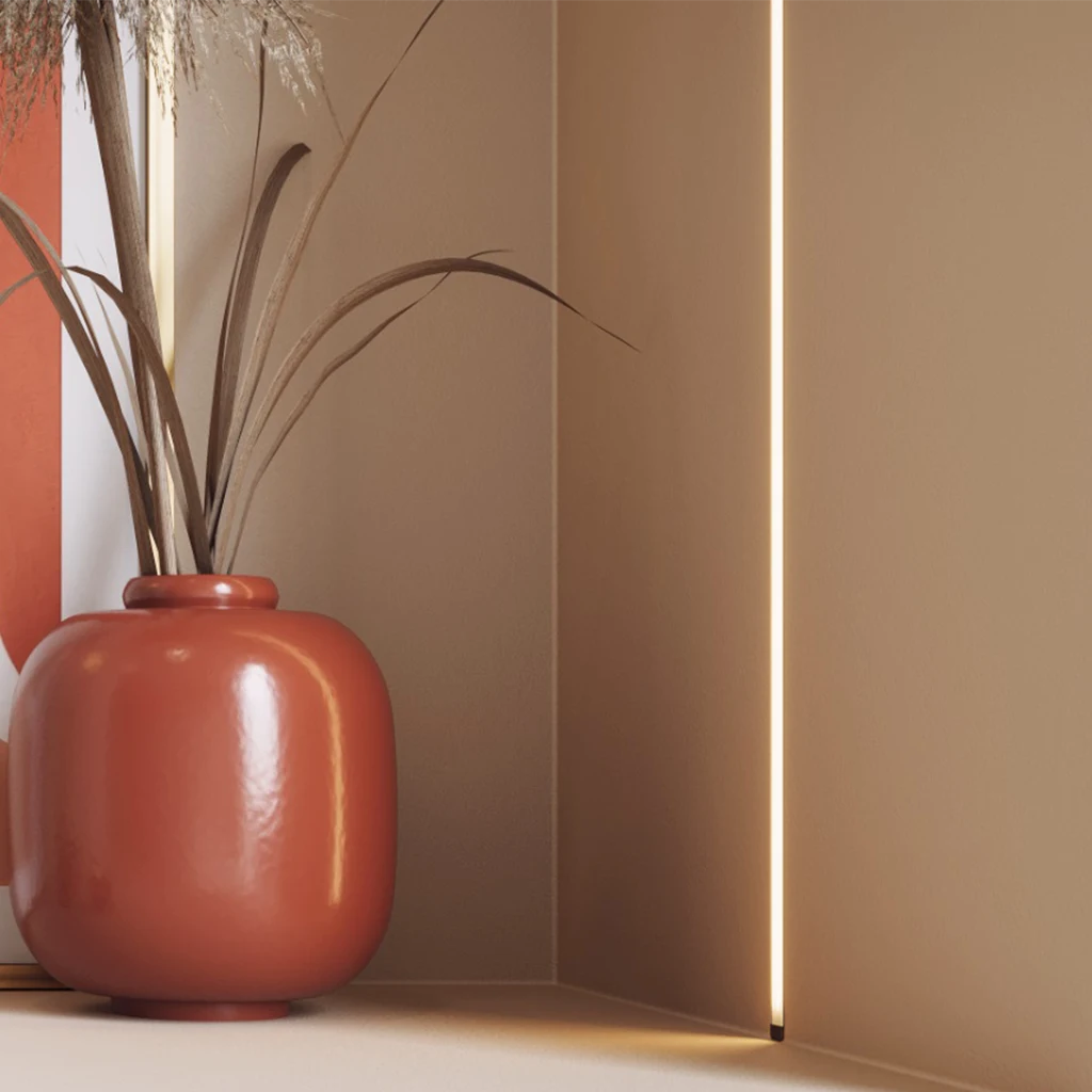 Mire1: recessed aluminum LED profile for wall units, base units ...