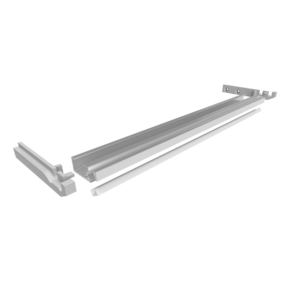 Yra: external aluminum LED profile for drawer lighting