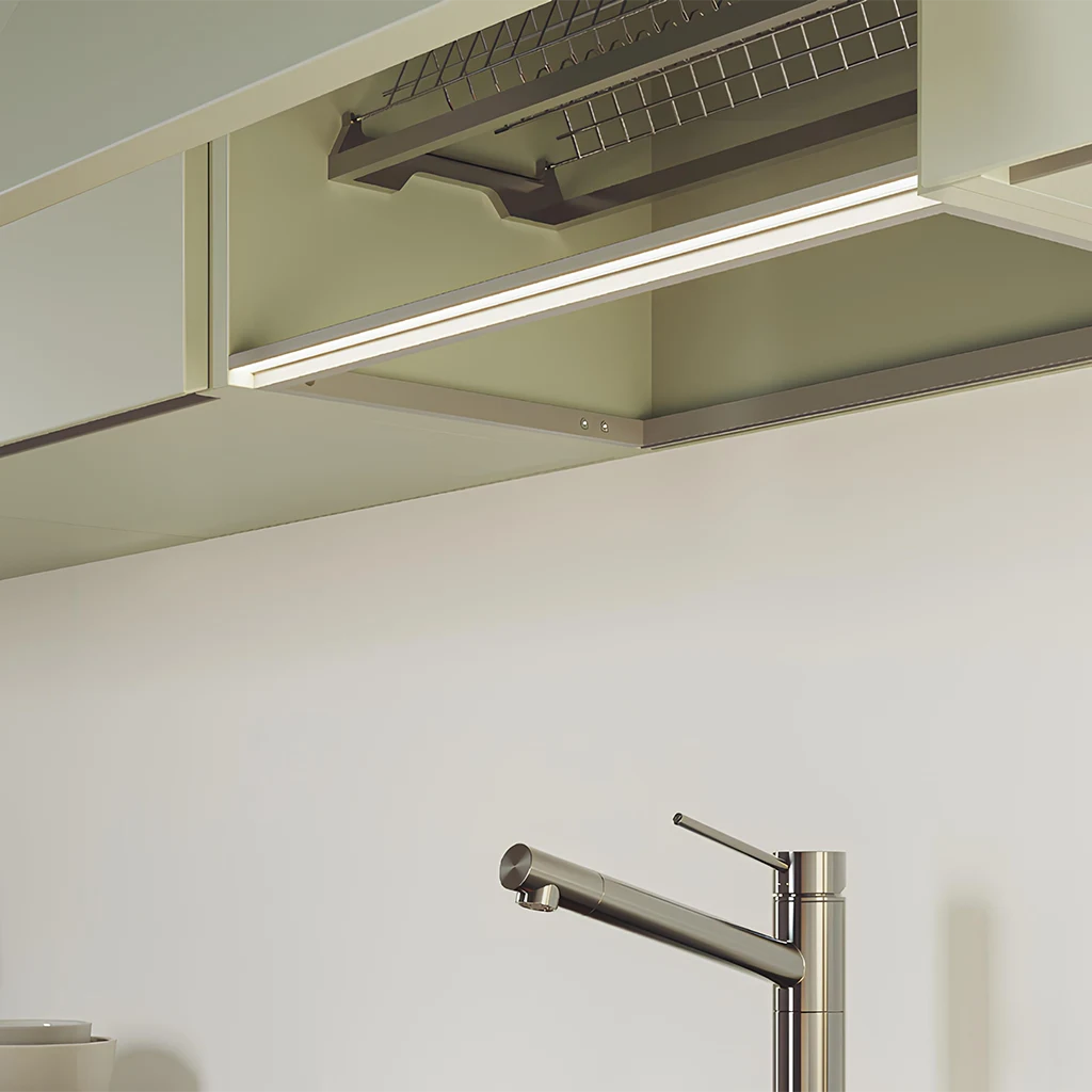 Kitchen interior LED lighting - Modern design solutions