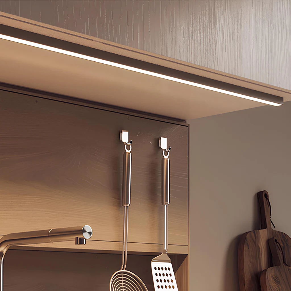 Profili per LED sottopensile, per cassetti e per credenze