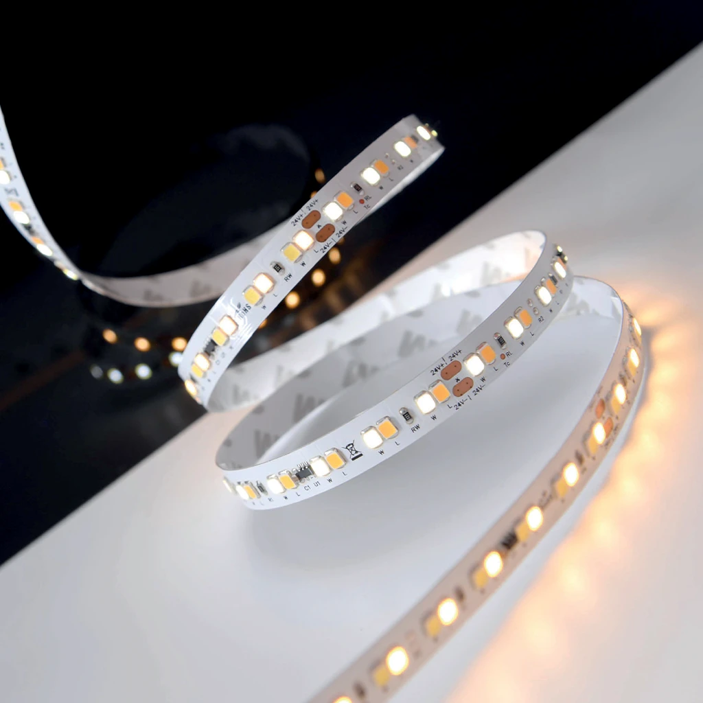 Dynamic white LED strip, IP20, 24V DC 2700-6000K